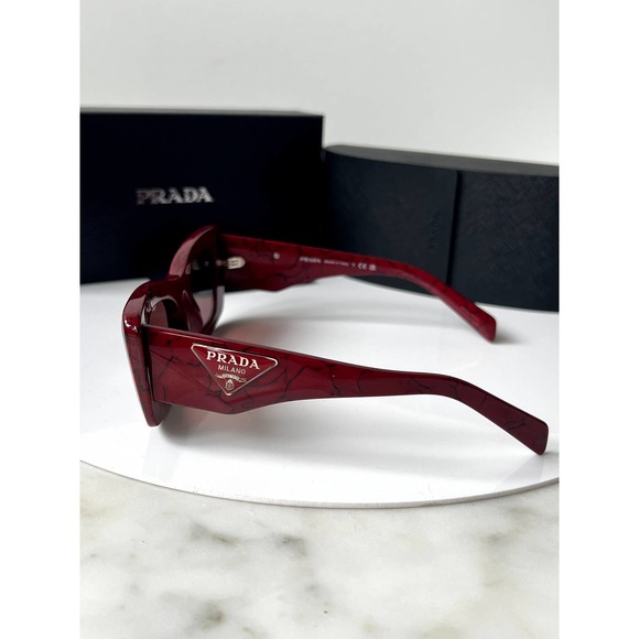 Prada | Accessories | Sale New Prada Pr3zs Sunglasses In Red | Poshmark